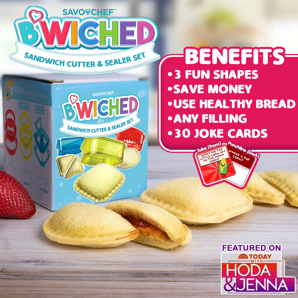 Sandwich Cutter and Sealer (Circle, Square, Triangles) – Savoychef